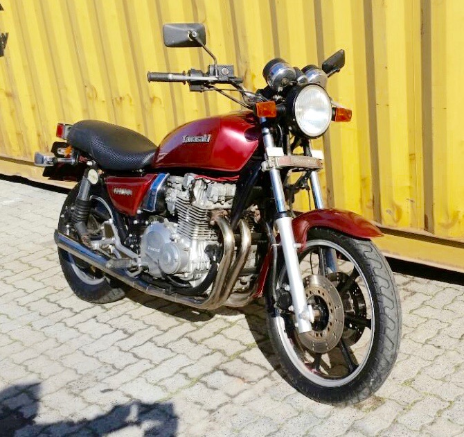 1982 Kawasaki Z1100 in Met Red Very Rare Shaft Drive Kawasaki 1100 ...