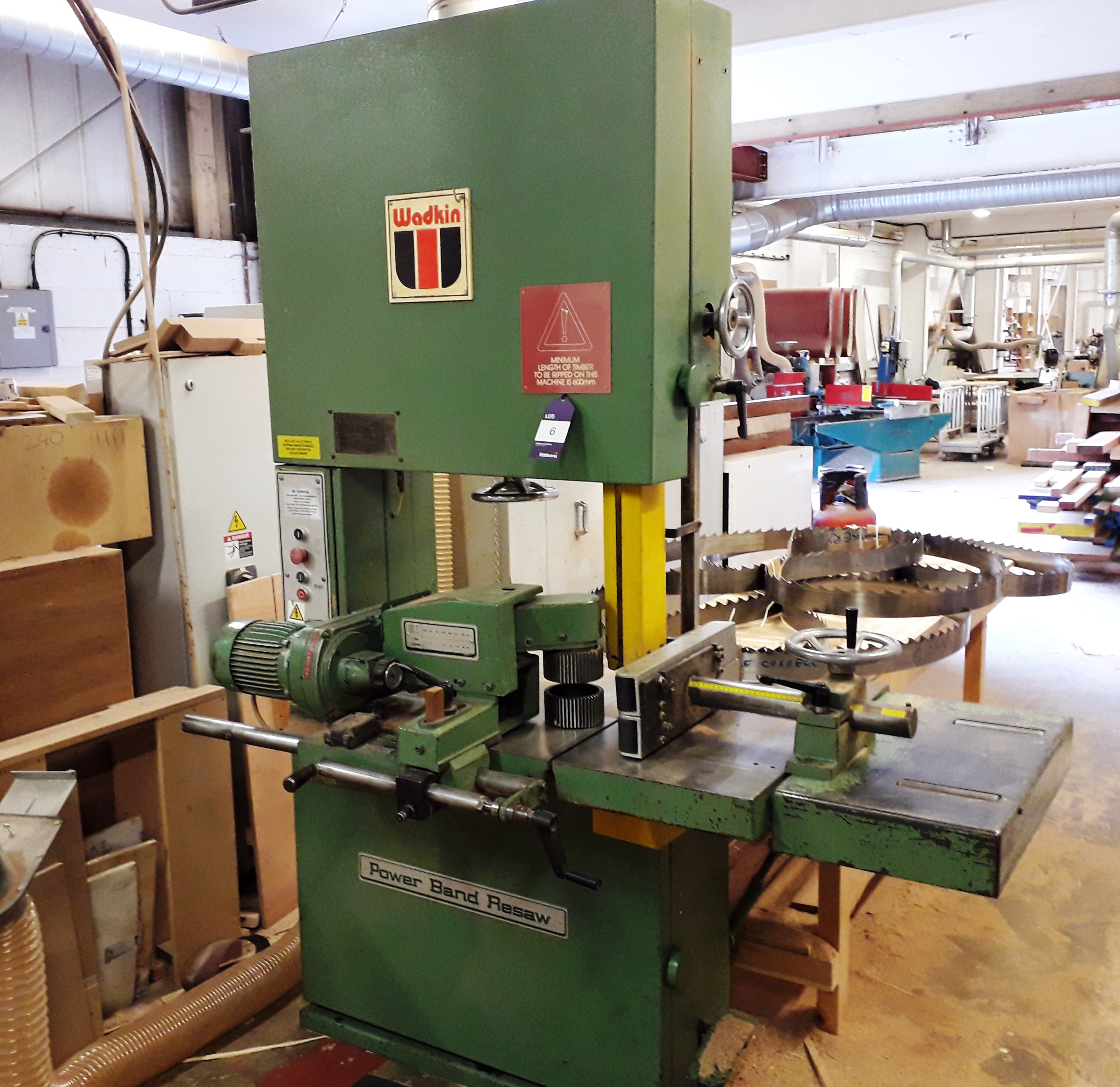 Wadkin PBR/HD 930905 Power Band Resaw