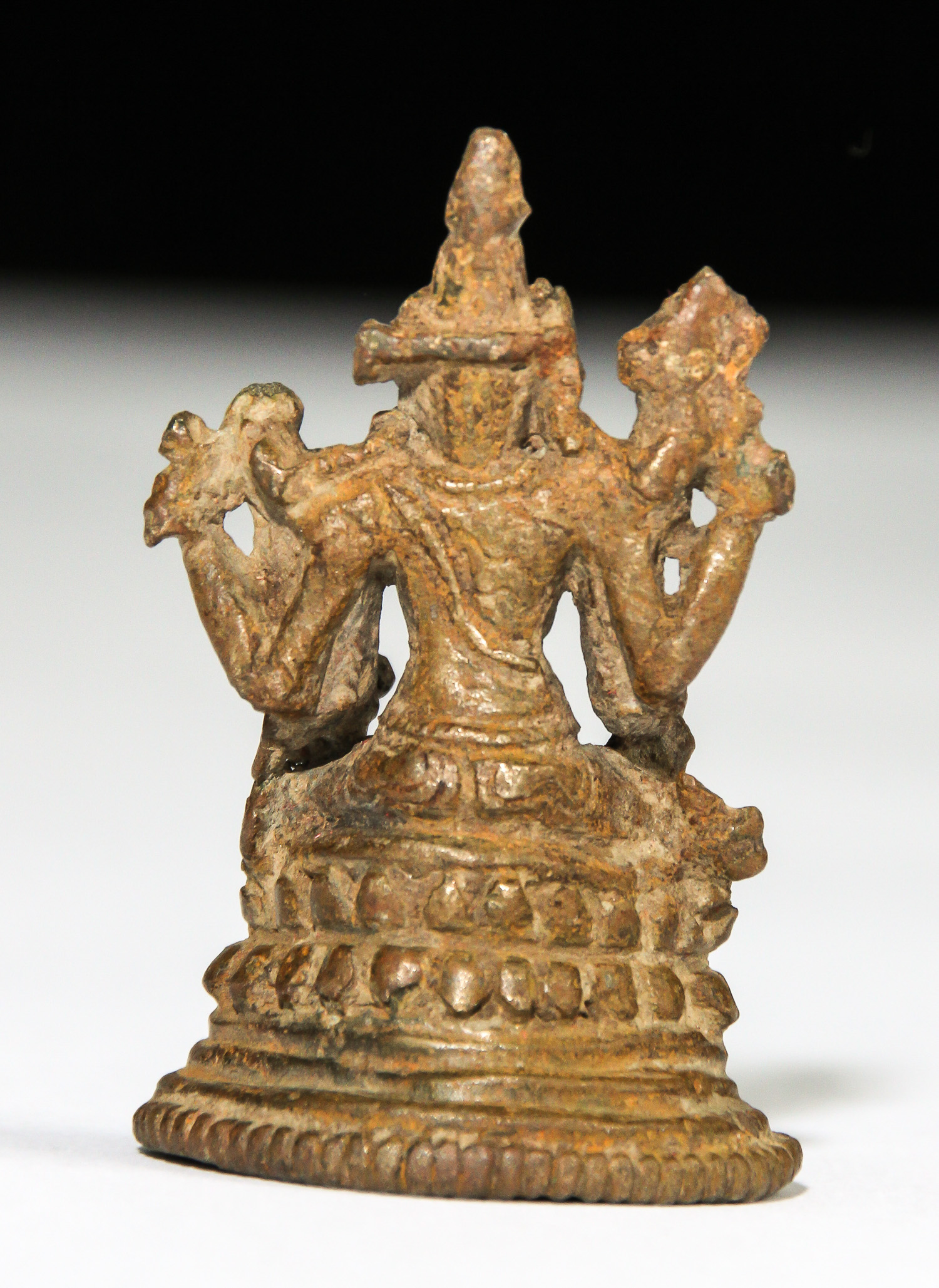 Bronze Buddha Statue, Pala Period (11/12th Century); Bengal India. Size ...