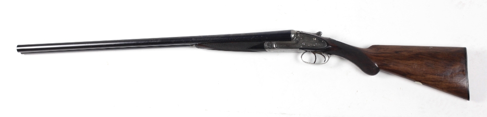 A good Irish 12 bore double barrel Shotgun, by Trulock Bros. Parliament ...