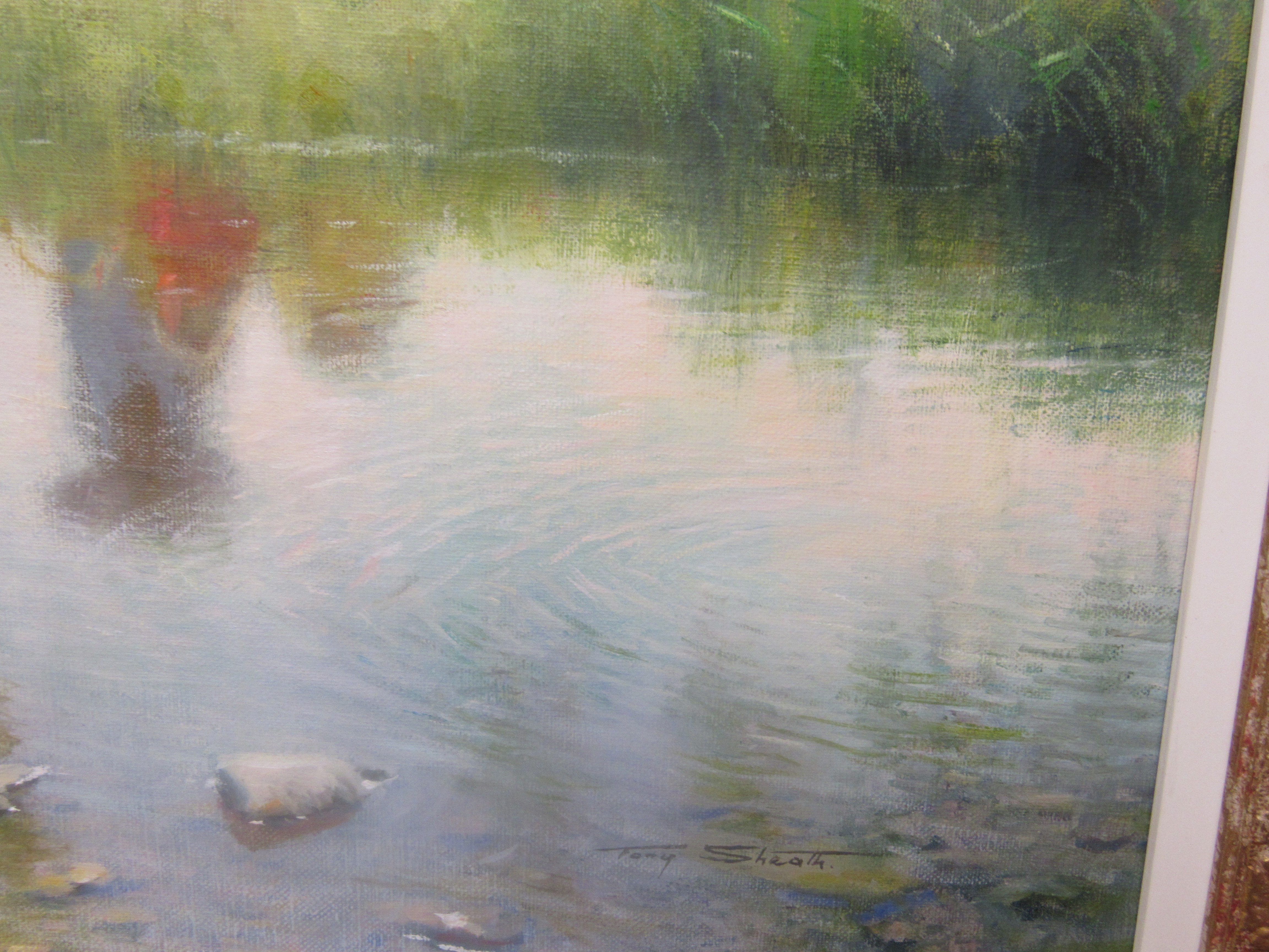 Tony Sheath, British 1851 - 1931"A large Landscape with Mother and ...