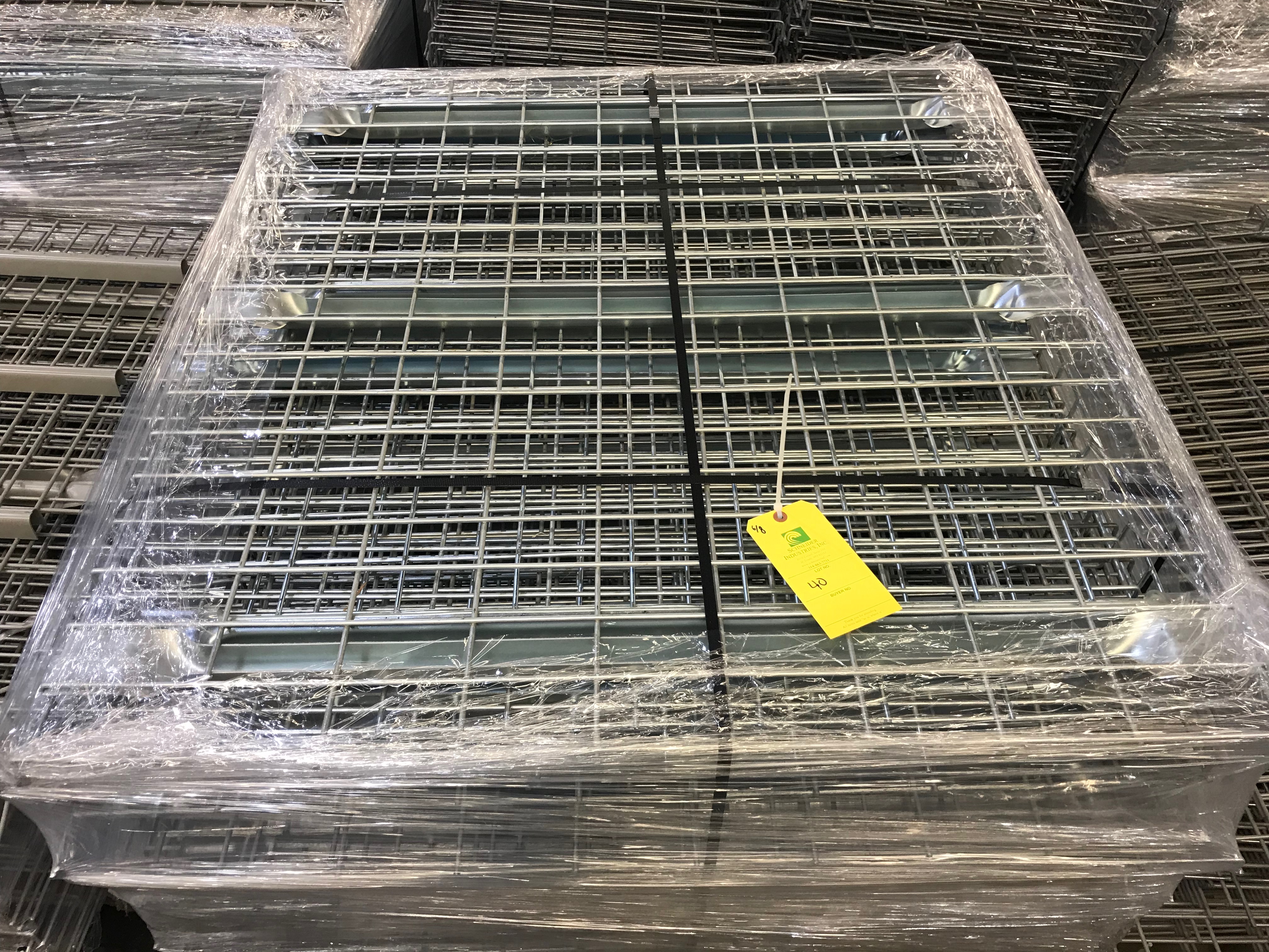 Miscellaneous Wire Decking; 42 in wide x 46 in long; 46 in x 46 in; 43 ...