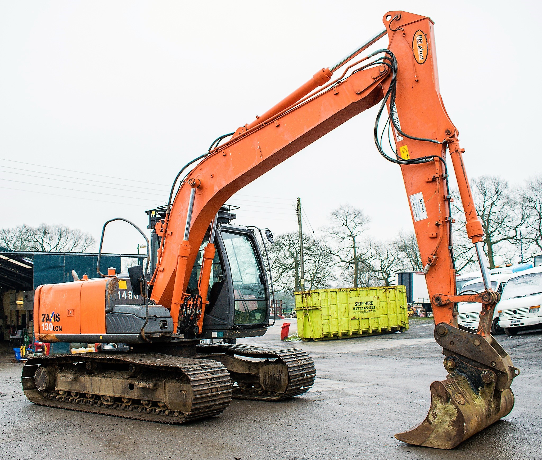 Hitachi Zaxis 130 LCN-3 13 tonne steel tracked excavator Year: 2012 S/N ...