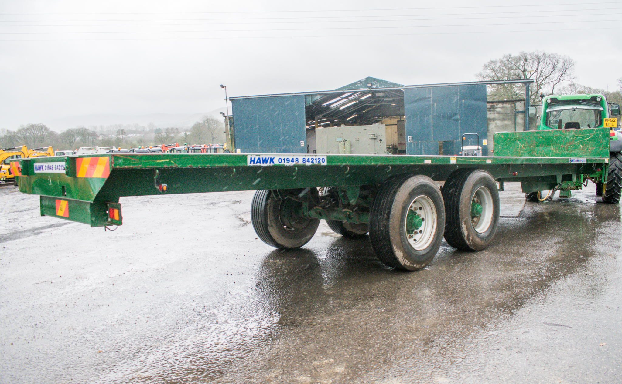 Bailey 18 tonne tandem axle flat bed trailer Year: 2015 S/N: 1357.14T ...