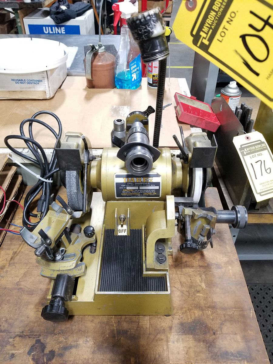 DAREX DRILL SHARPENER, S/N 54372, 1/3 HP, 3,450 RPM,