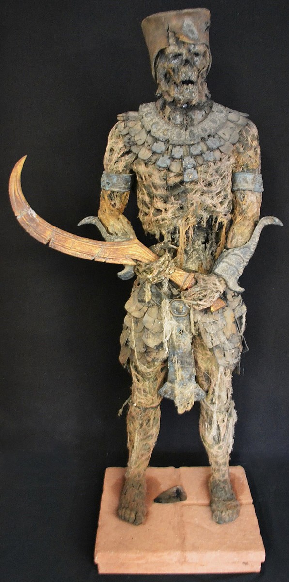 The Mummy Returns - a life-size model SFX soldier, faux terracotta ...