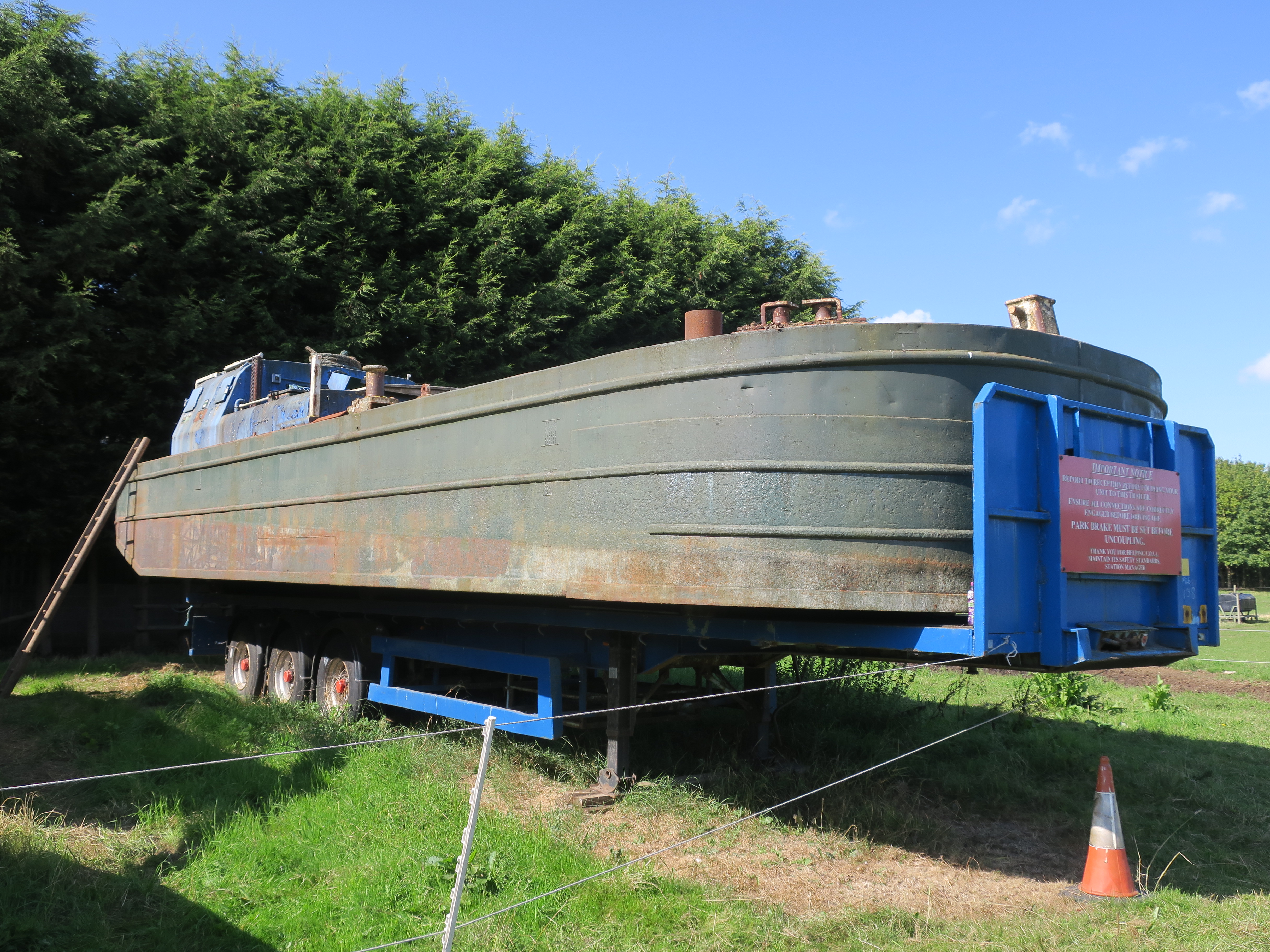 * A Motor Barge, No engine but rudder and stern gear is all intact, the ...