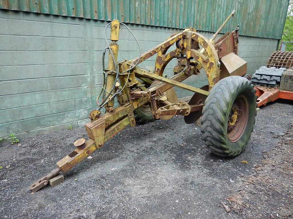 Cuthbertson trailed forestry plough, no discs