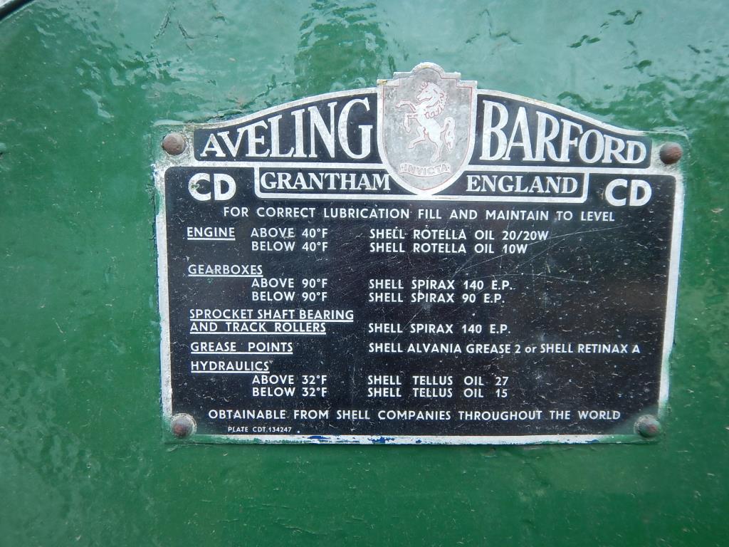 1960 AVELING BARFORD Calf Dozer diesel CRAWLER TRACTOR Fitted with ...