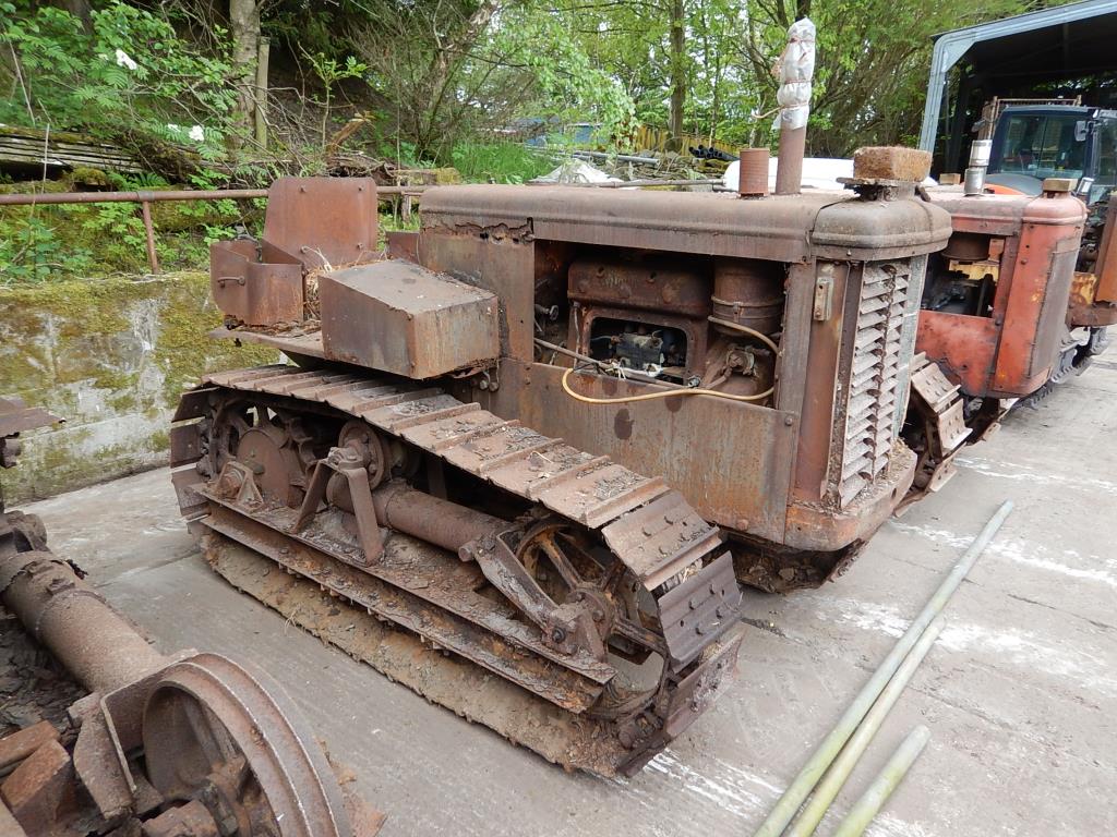 FOWLER FD3 3cylinder diesel CRAWLER TRACTOR Fitted with PTO and drawbar ...