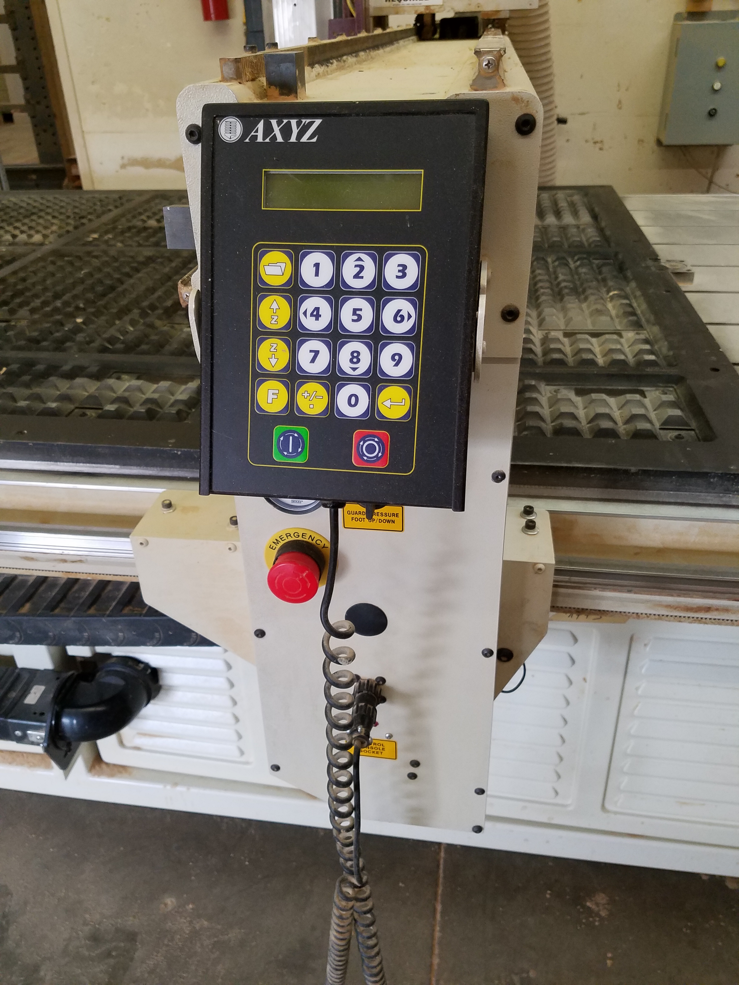 AXYZ CNC Router Table Model 4008, 10 HP, 30,000 RPM Spindle, 8-Position ...