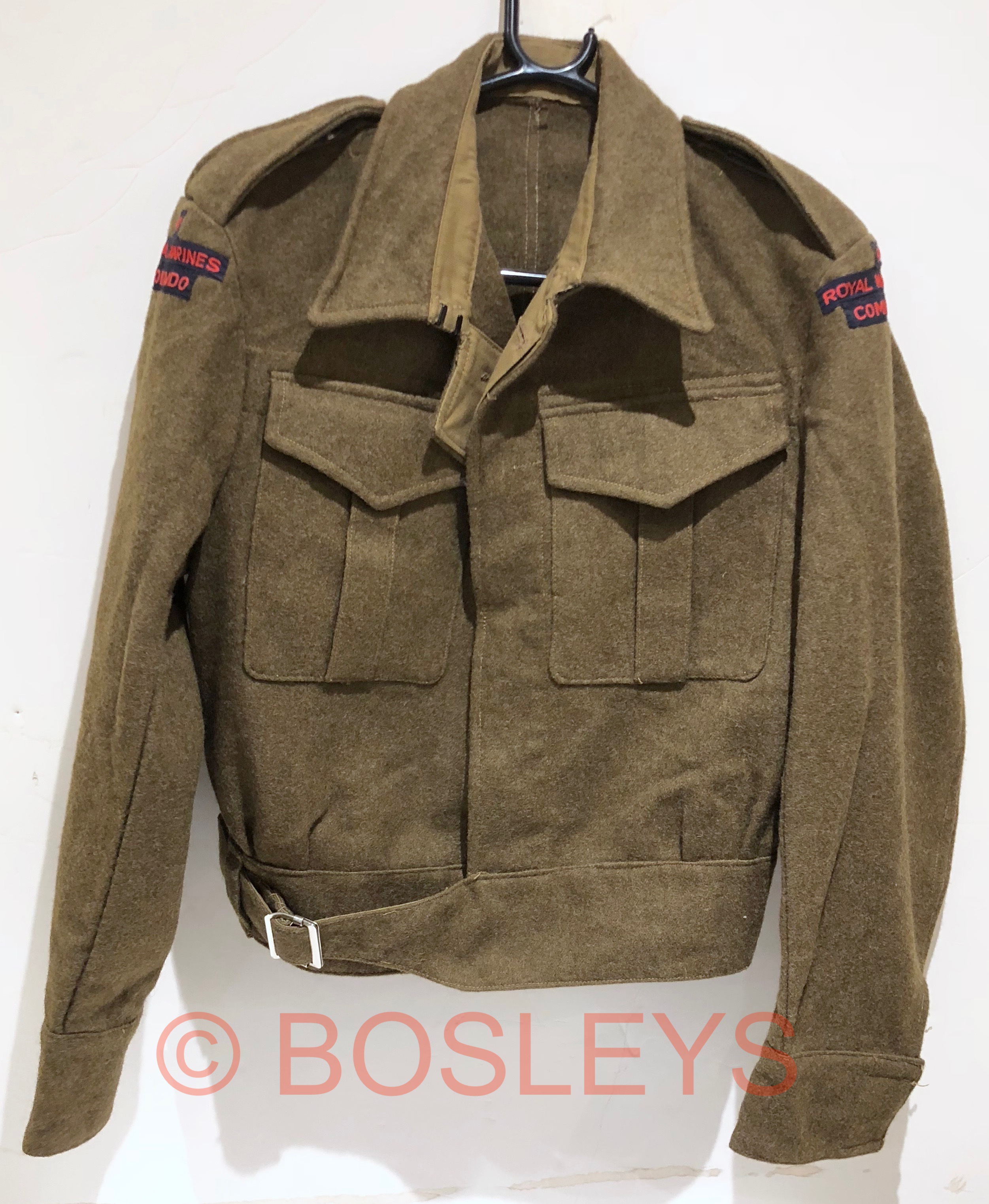 WW2 47 Royal Marines Commandos Attributed Battledress Uniform. This ...