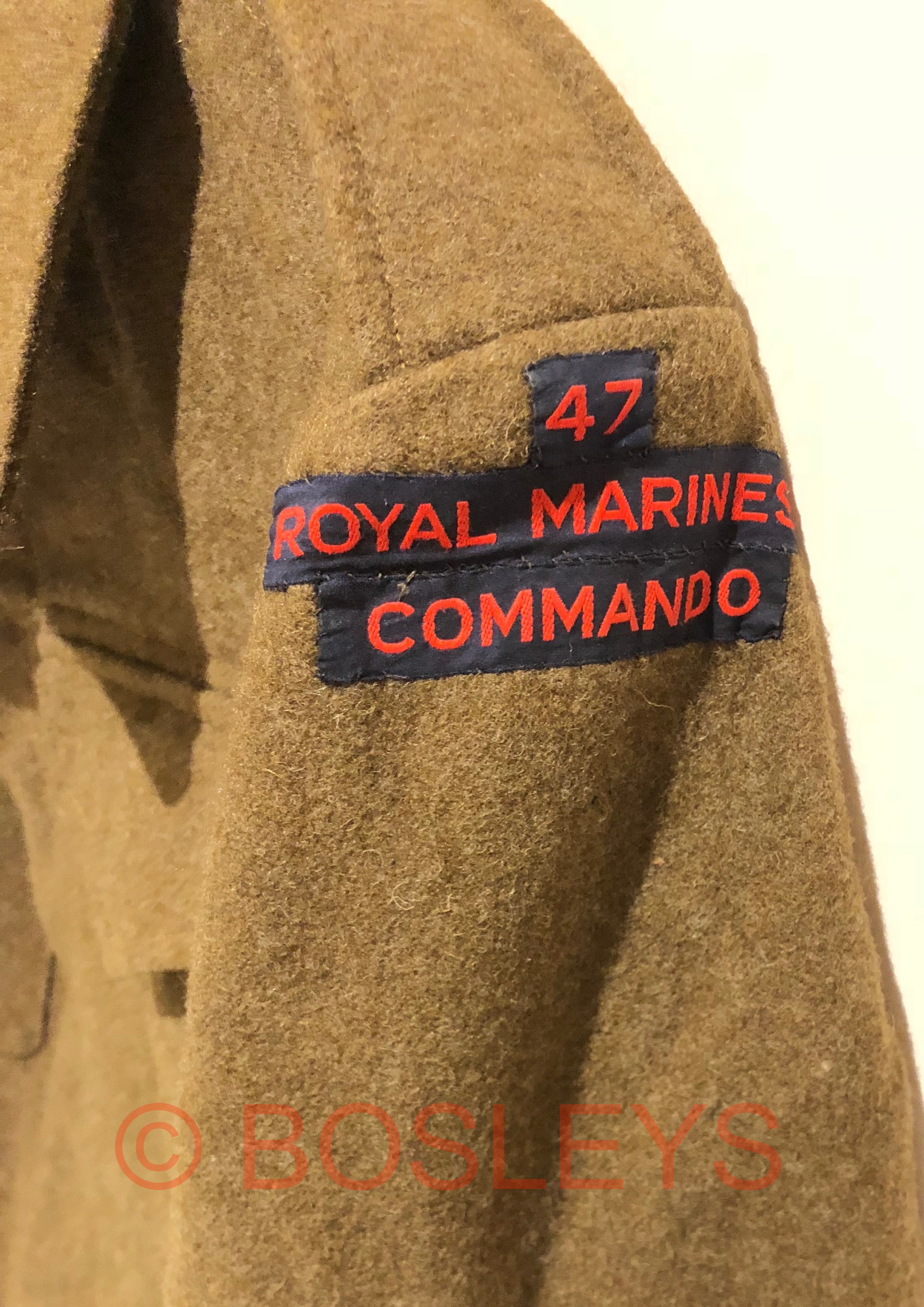 WW2 47 Royal Marines Commandos Attributed Battledress Uniform. This ...