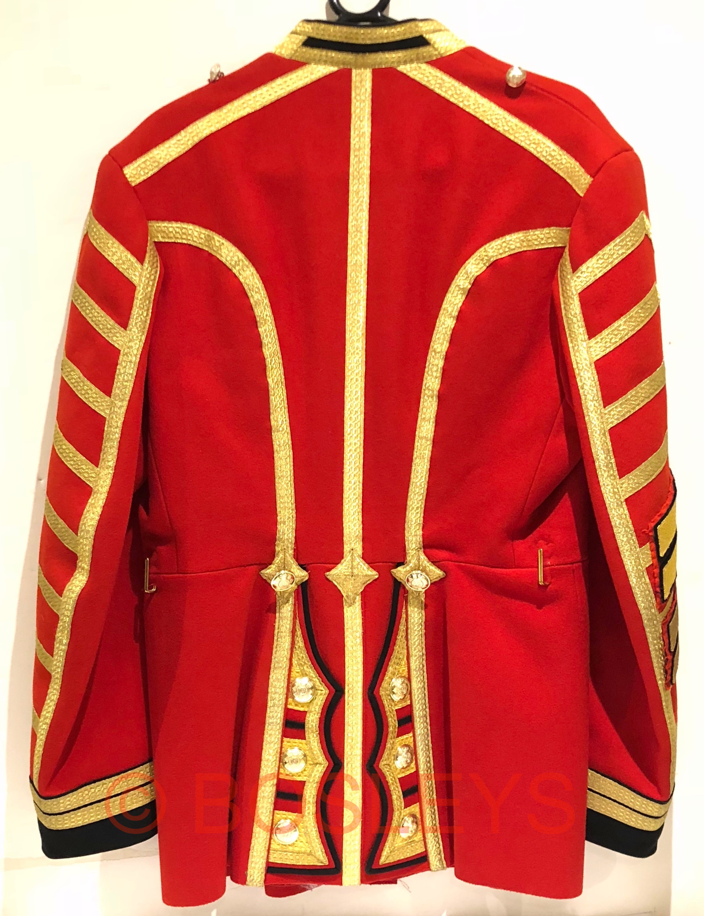 Scots Guards Drum Major’s Scarlet Tunic.A magnificent and rare example ...