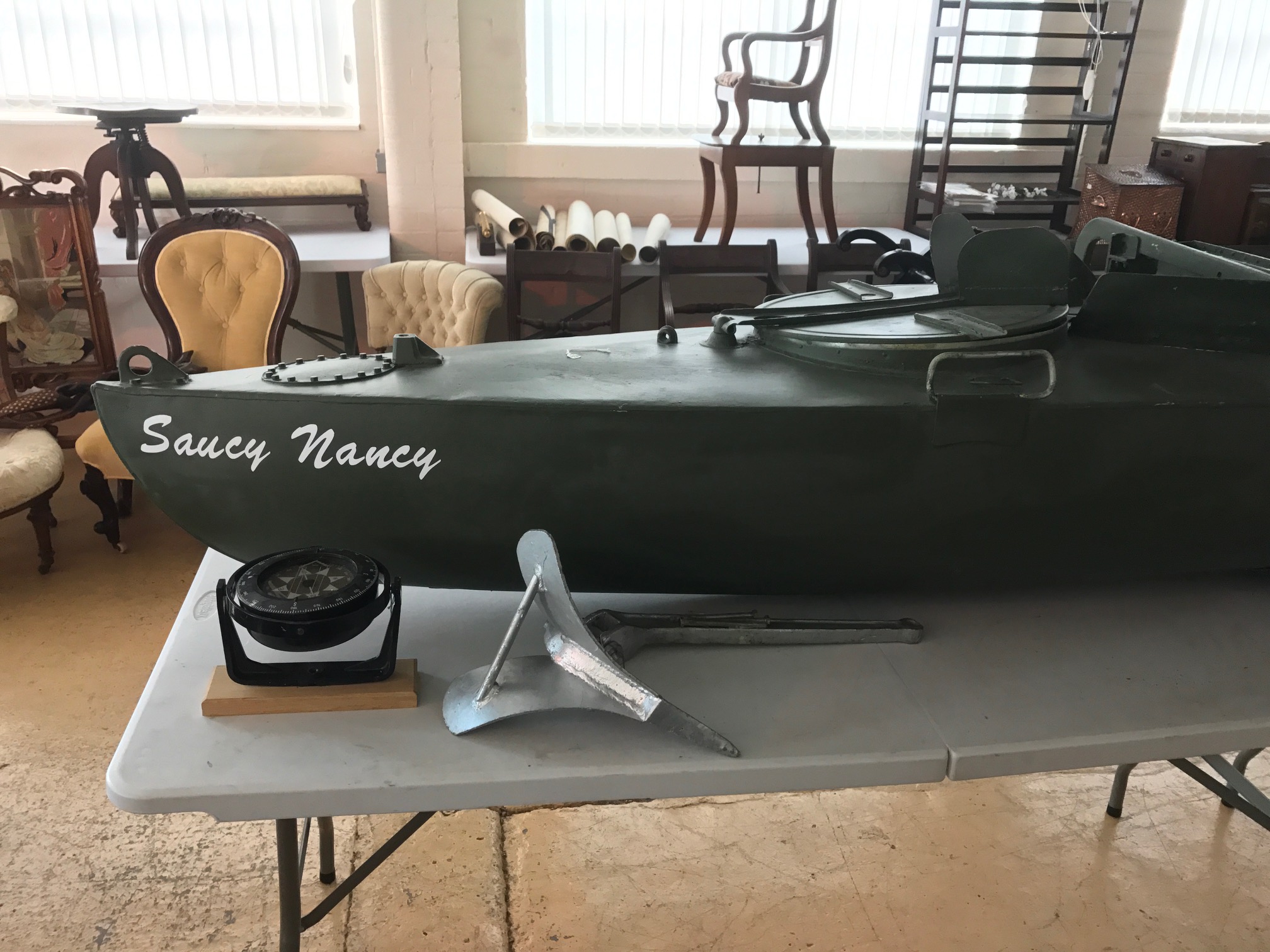 A Second World War British military special forces' Mk 7 "cockle" canoe