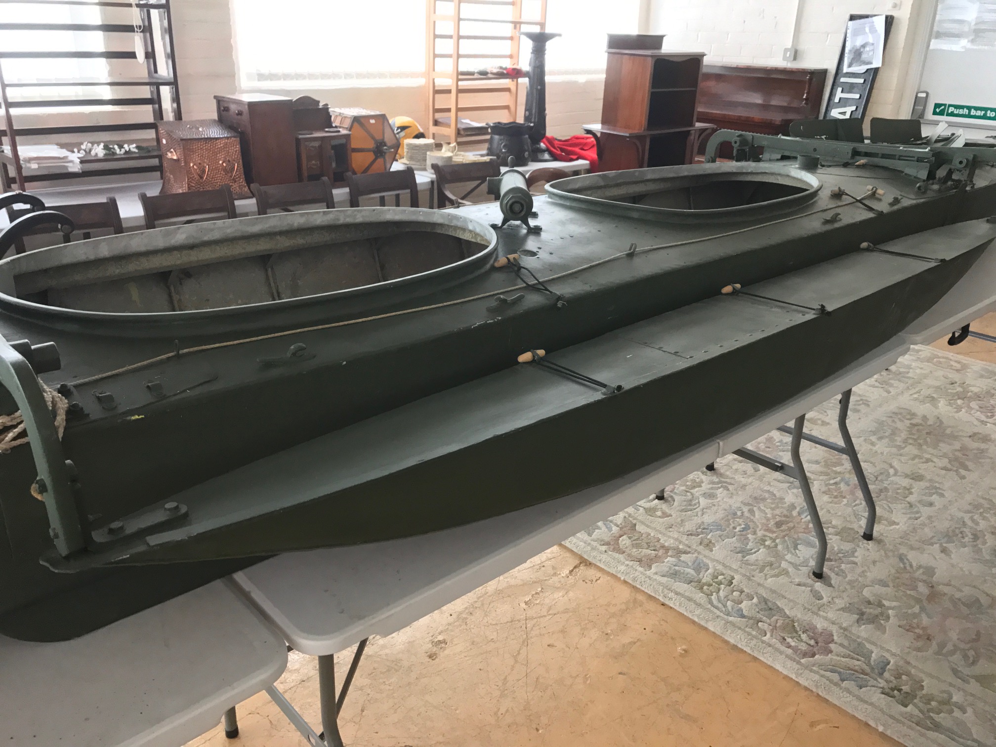 A Second World War British military special forces' Mk 7 "cockle" canoe