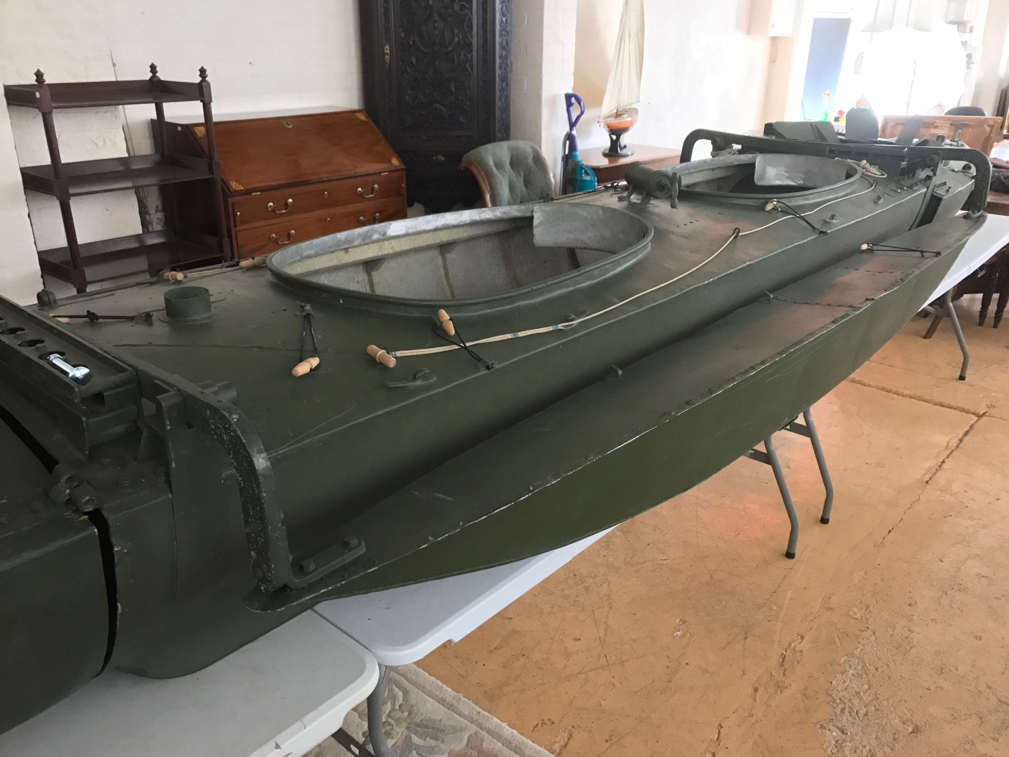A Second World War British military special forces' Mk 7 "cockle" canoe
