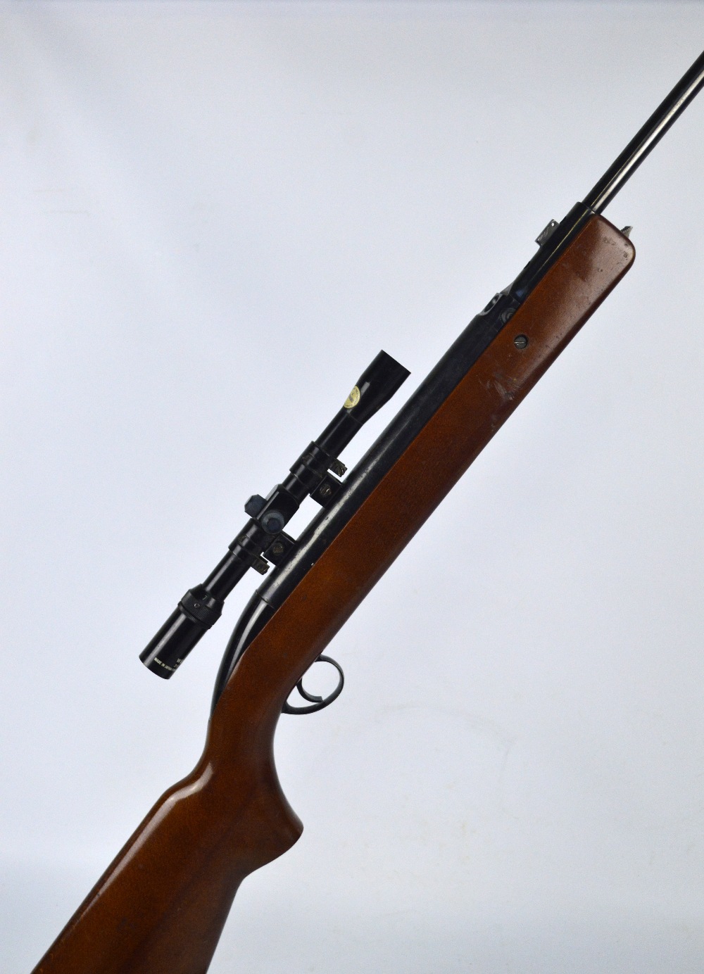 A BSA Airsporter .22 tap loading under lever air rifle, fitted with a ...