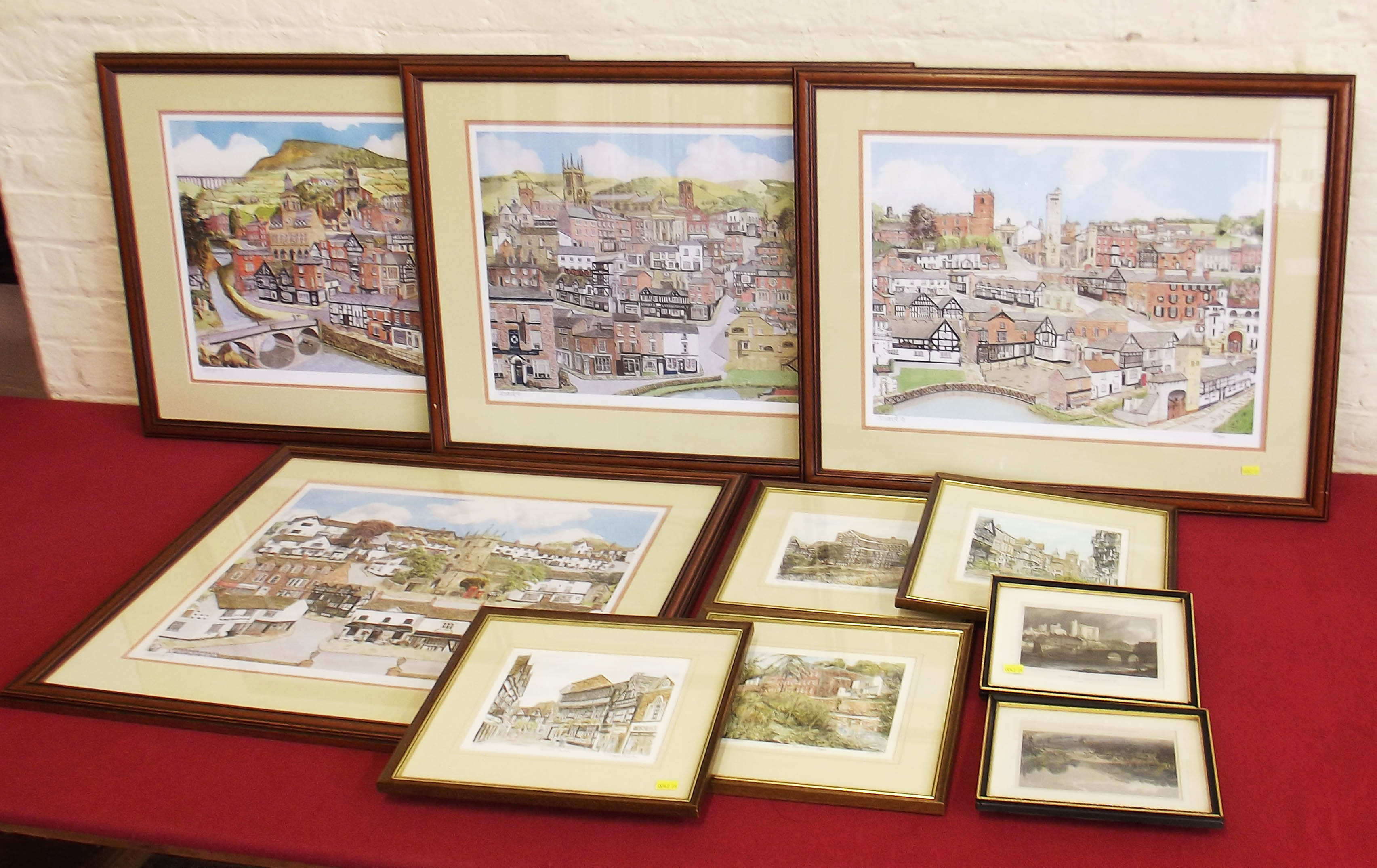 4 Martin Stuart Moore prints, memories of Congleton, Macclesfield ...