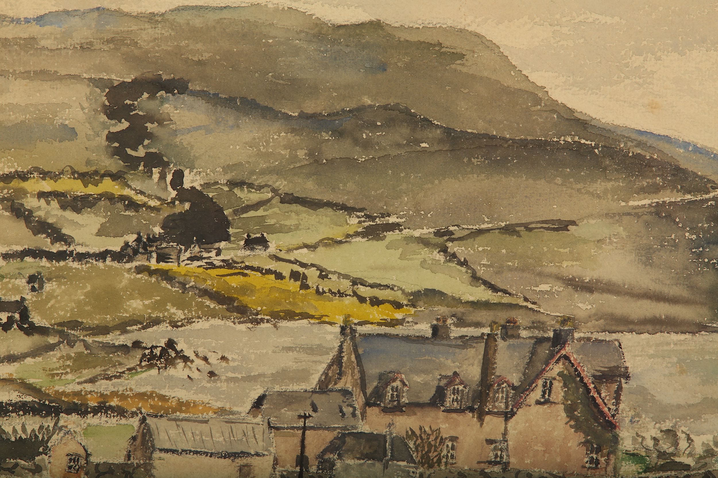 GEORGE CAMPBELL (1917-1979) Landscape signed and dated 'G CAMPBELL 46 ...