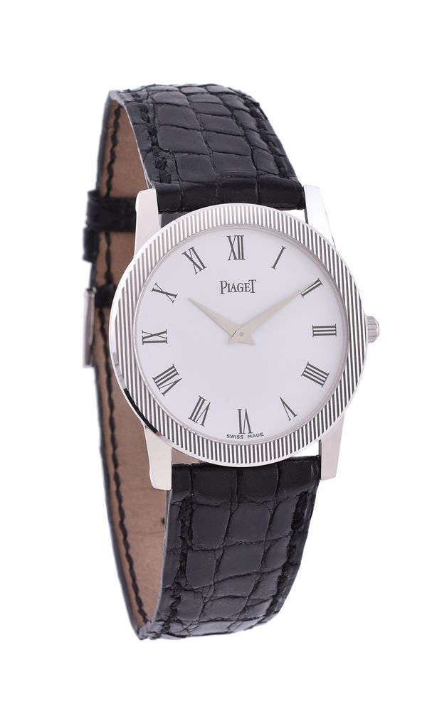 Piaget, Ref. 17864, 18 carat white gold wrist watch, no. 579474 ...