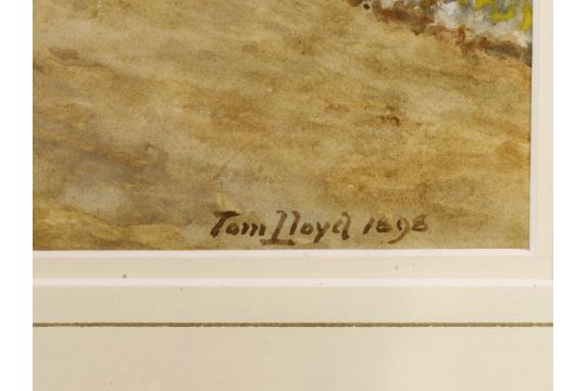 Tom Lloyd (1849-1910)COLLECTING FLOWERSSigned and dated 1898 l.r ...