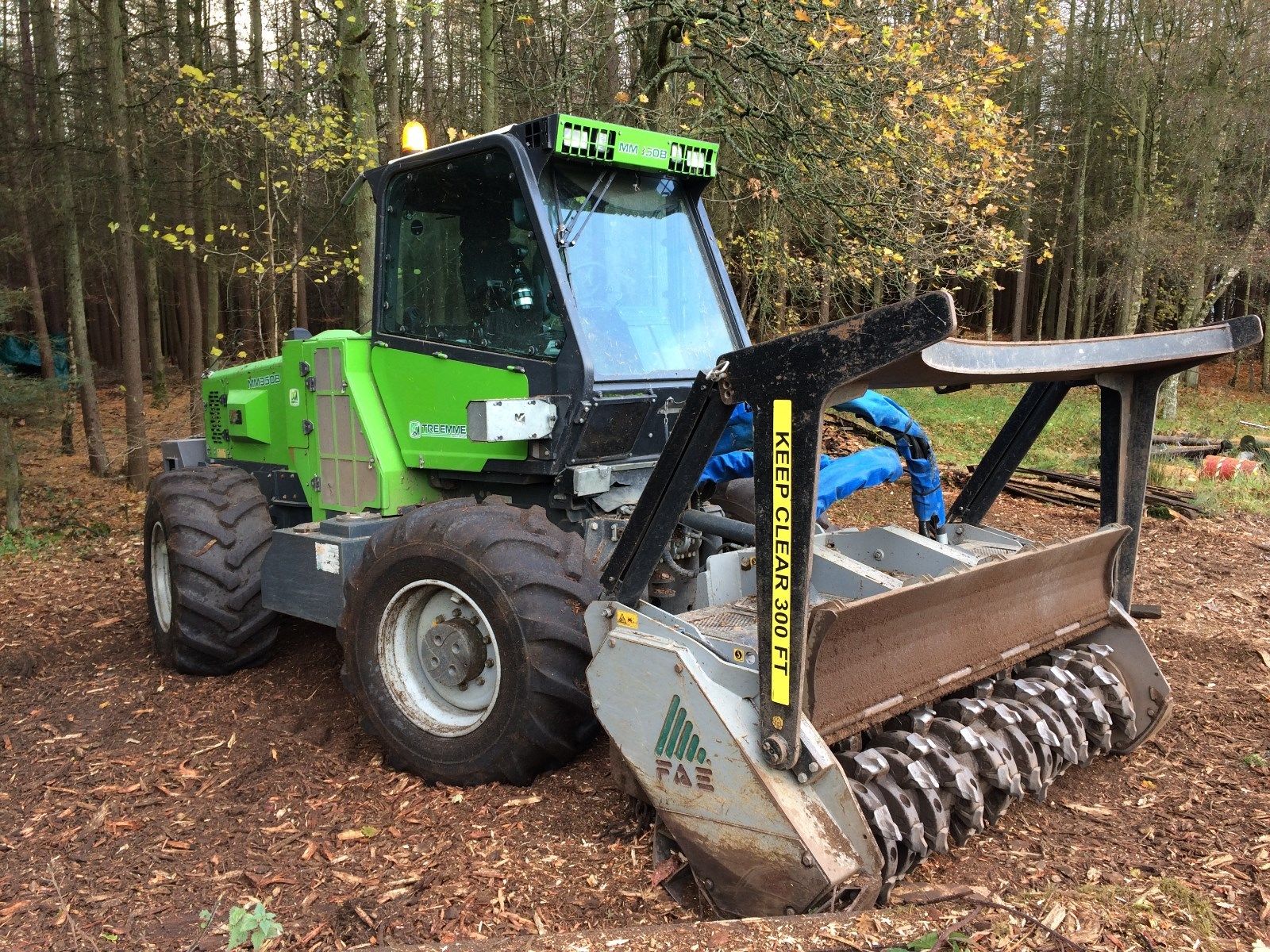 Merlo Tre Emme MM 350 B Tool Carrier With FAE Mulcher Head Forestry ...