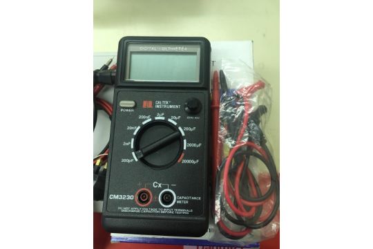 TTi 1604 count digital multimeter and a Caltek Instrument CM3230