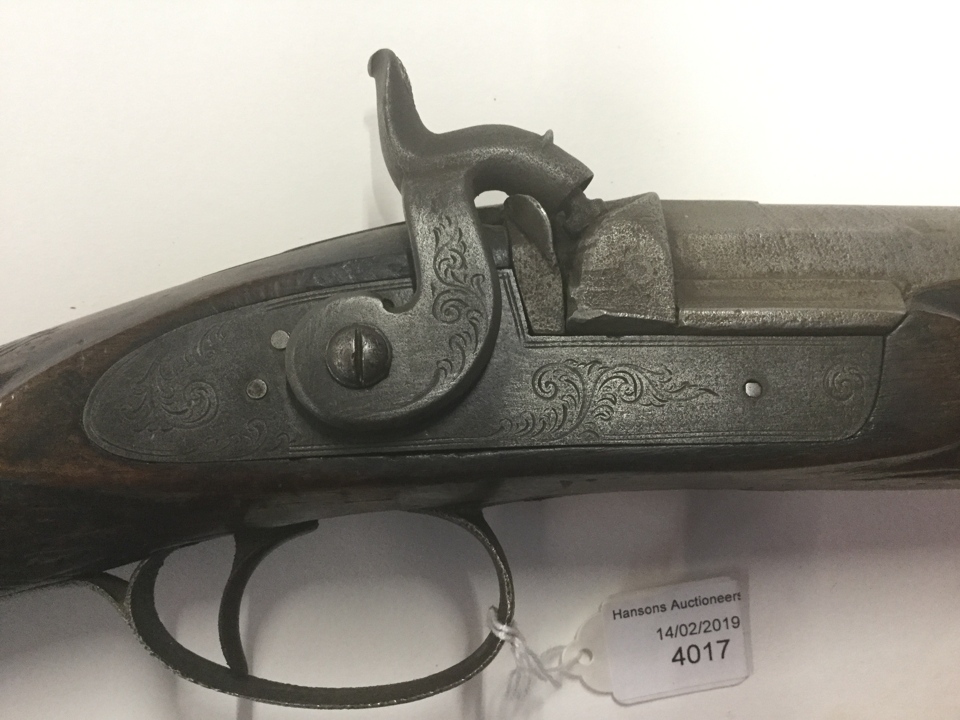 A Percussion cap musket with 80cm long barrel. No makers marks. Overall ...