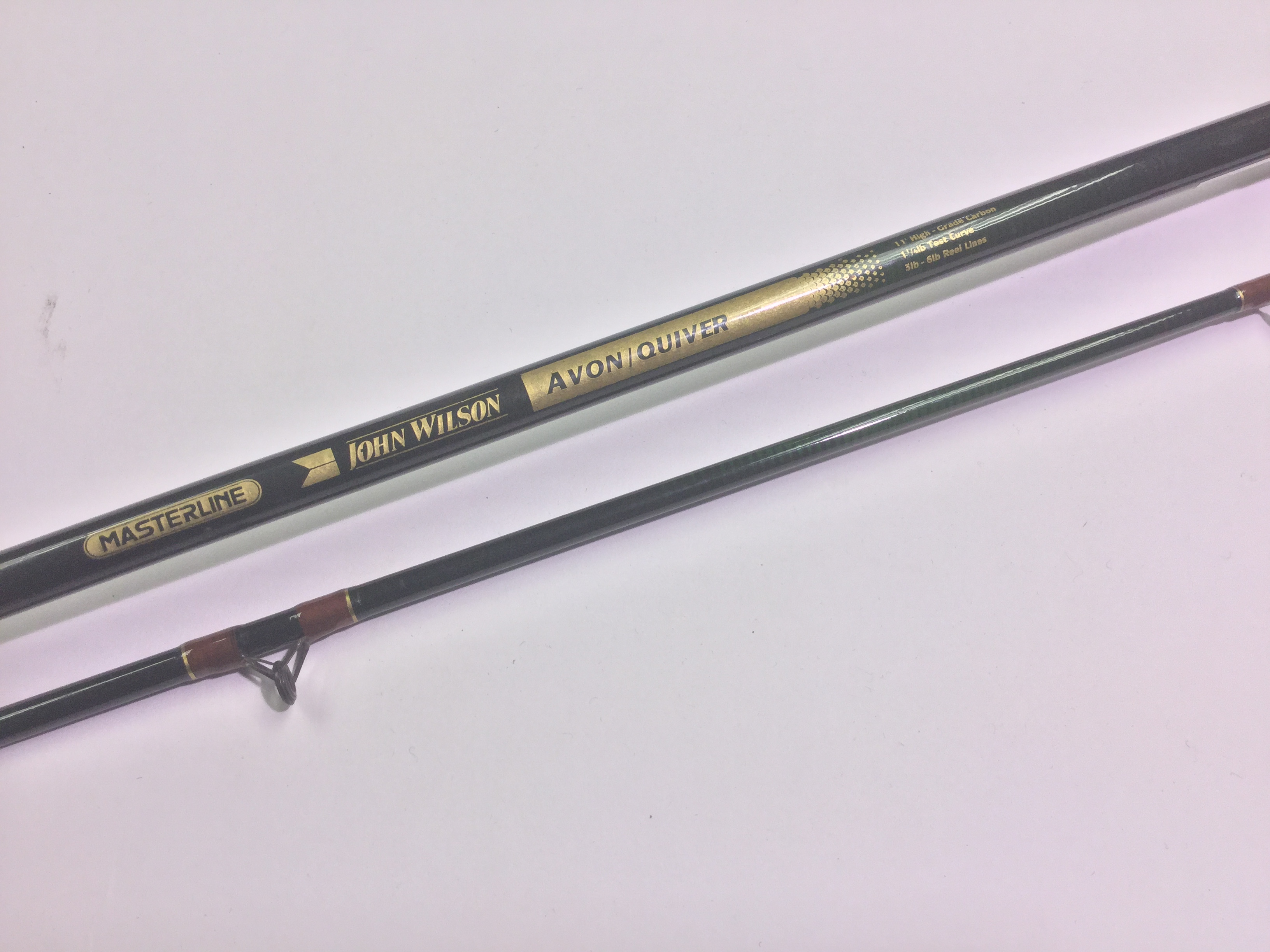Angling interest: a pair of 11 ft Masterline John Wilson Avon / Quiver ...
