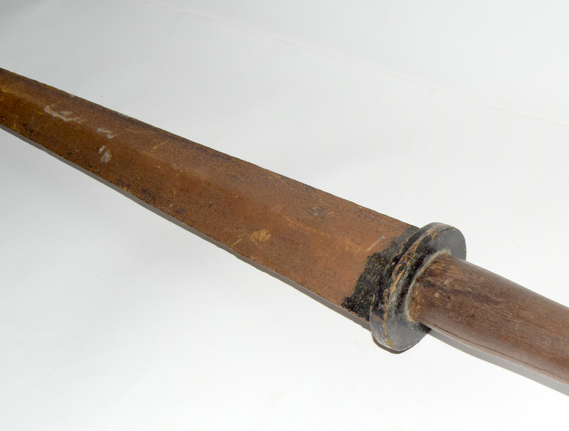 A reproduction medieval knights two handed jousting sword. Blade length ...