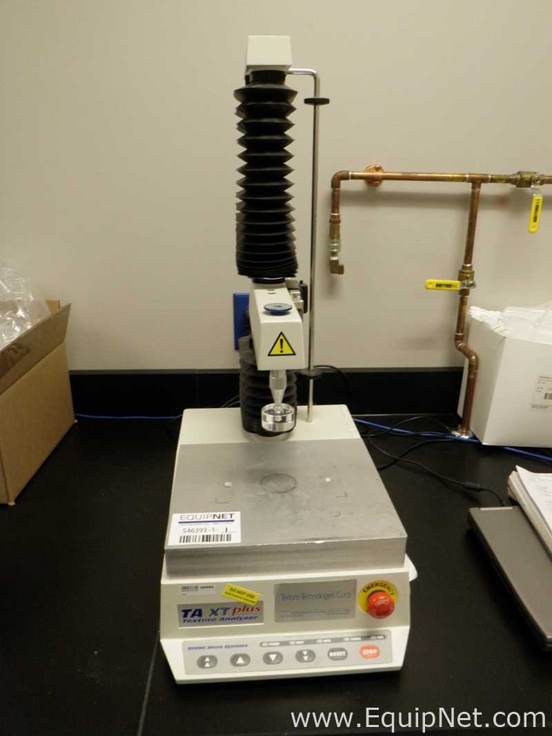 desc: Stable MicroSystems TA-XT Plus Texture Analyzer mdl: TA-XT Plus ...