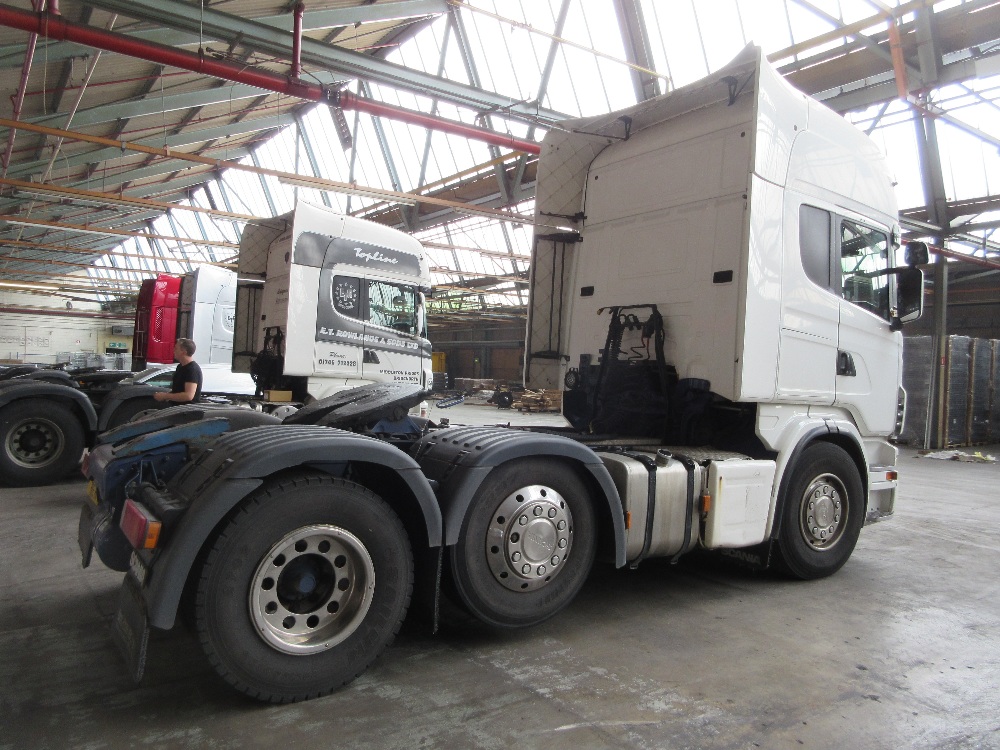 Scania R480, LA 6x2/4 MNA with CR19 Topliner Cab,3 axle and artic ...