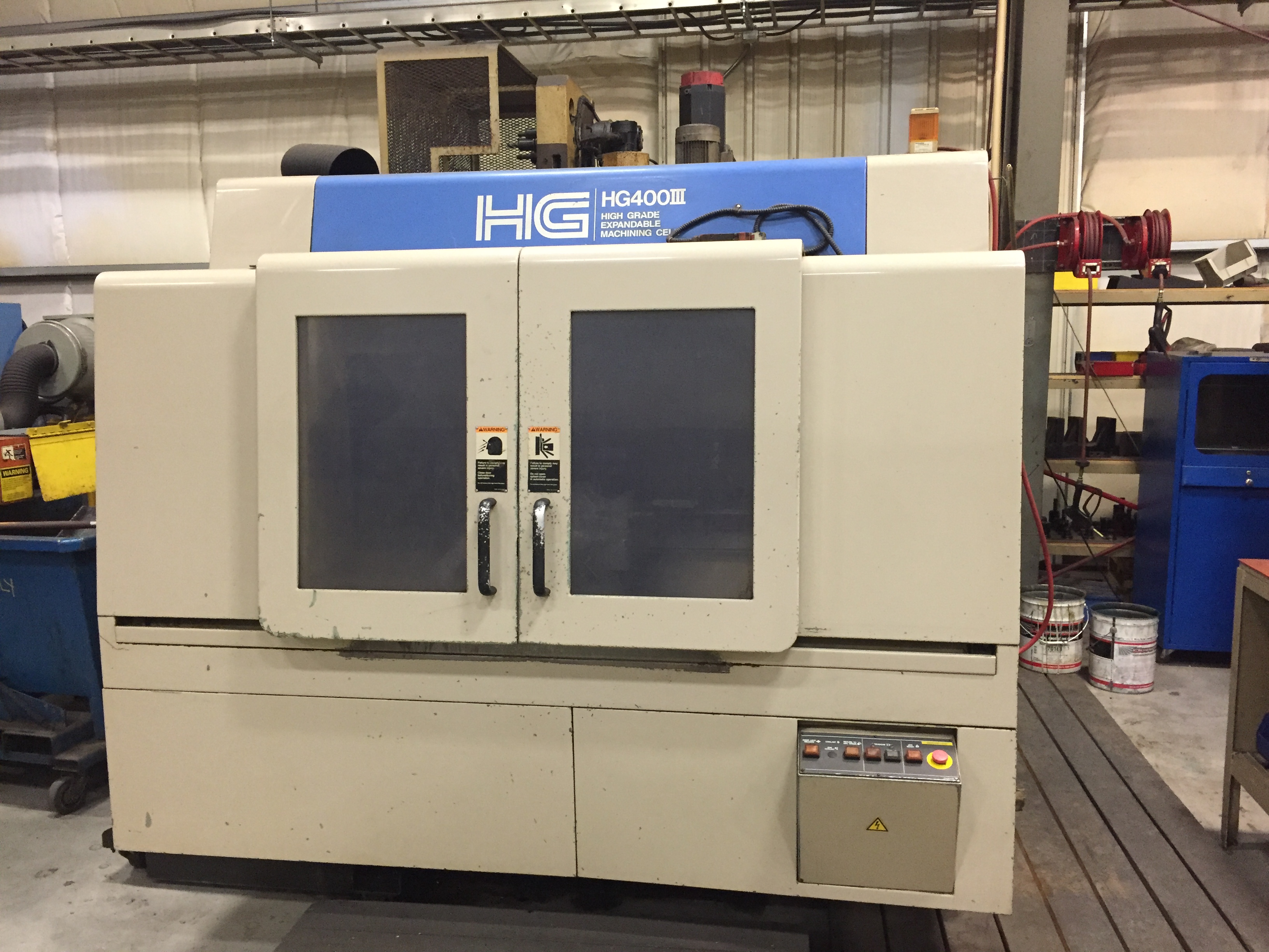 Hitachi Seiki HG-400 III CNC Horizontal Machining Center, with Seicos ...