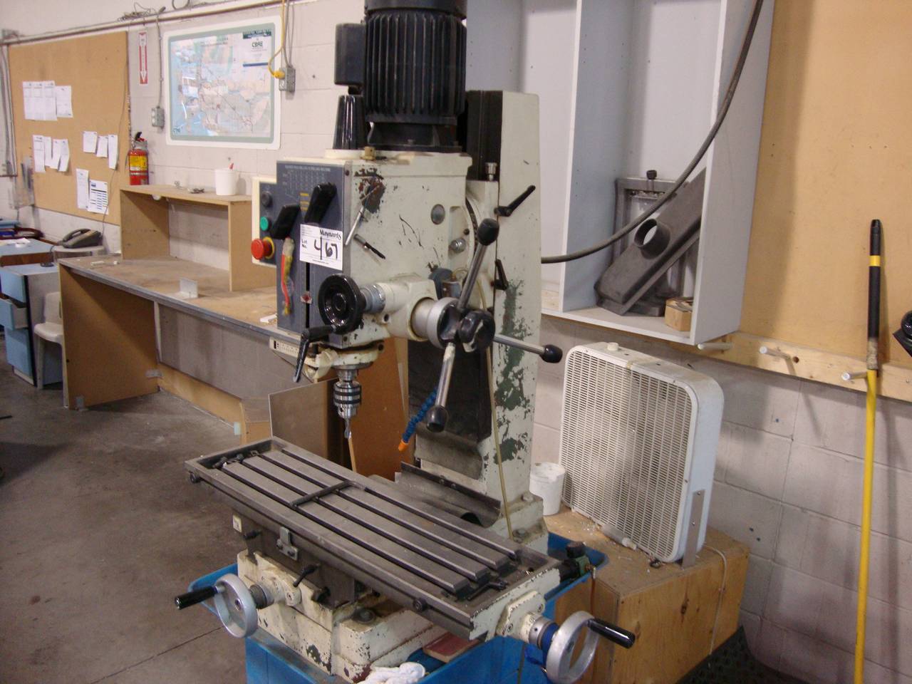 Rong Fu RF45 2hp vertical mill/ drill machine 9" x 32" table, dovetail ...