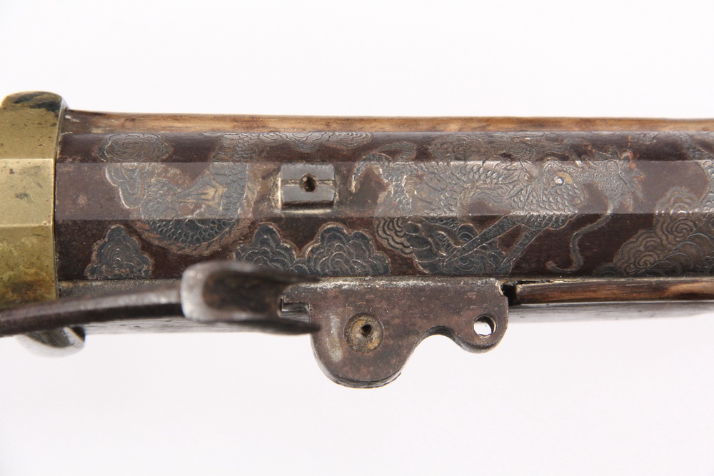 EARLY JAPANESE FIREARM - Late Edo Period (1615-1868) Matchlock Short ...
