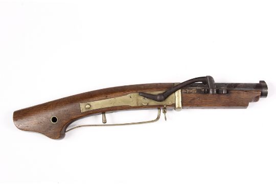 EARLY JAPANESE FIREARM - Late Edo Period (1615-1868) Matchlock Short ...