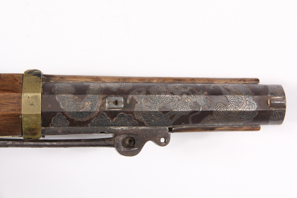 EARLY JAPANESE FIREARM - Late Edo Period (1615-1868) Matchlock Short ...