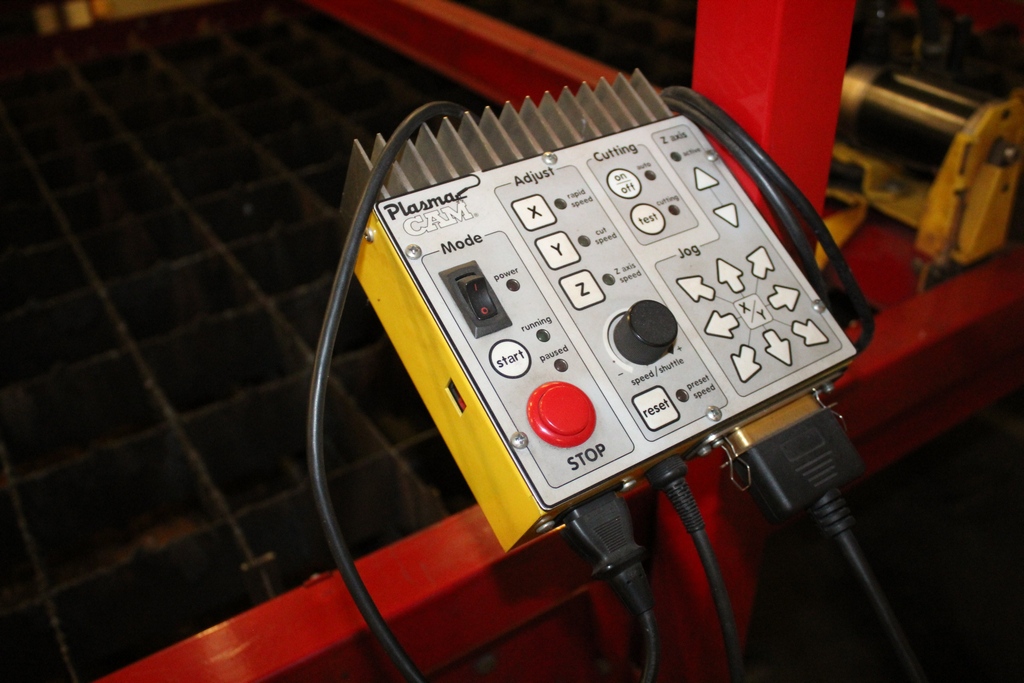 SAMSON 5’ X 10’ MODEL 510 CNC PLASMA CUTTING SYSTEM, S/N 41132, WITH ...