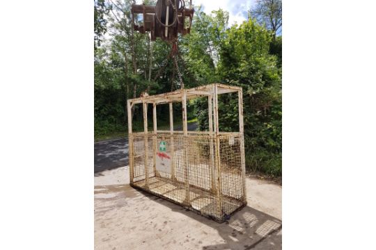 Eichinger Stretcher Man Riding Cage with Lifting Chains. Location ...