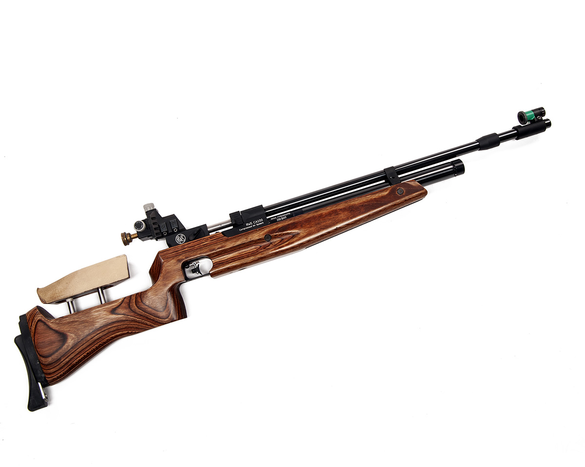 RWS, UKA CASED .177 SINGLE-SHOT PRE-CHARGED PNEUMATIC MATCH AIR-RIFLE ...