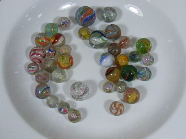 A Selection Of Victorian Marbles
