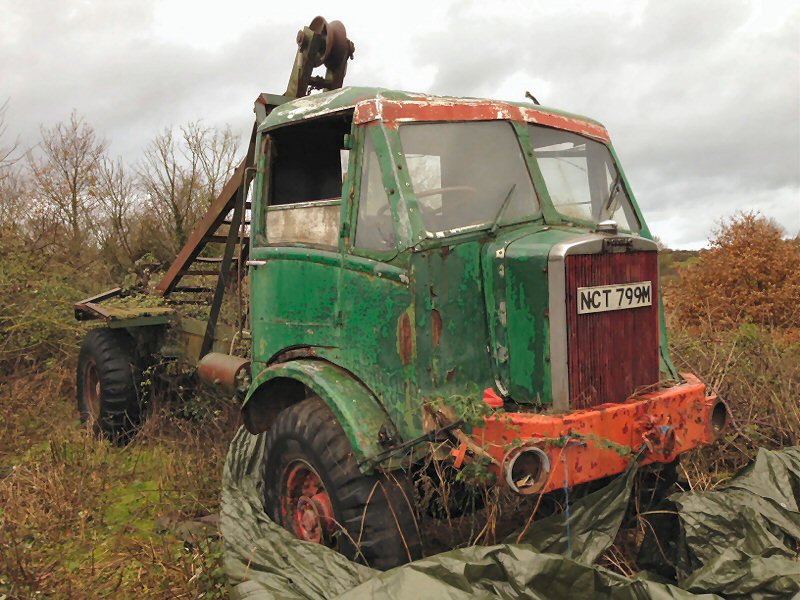 Circa 1950's Douglas AEC Timber Tractor Reg. No. NCT 799M Chassis No ...