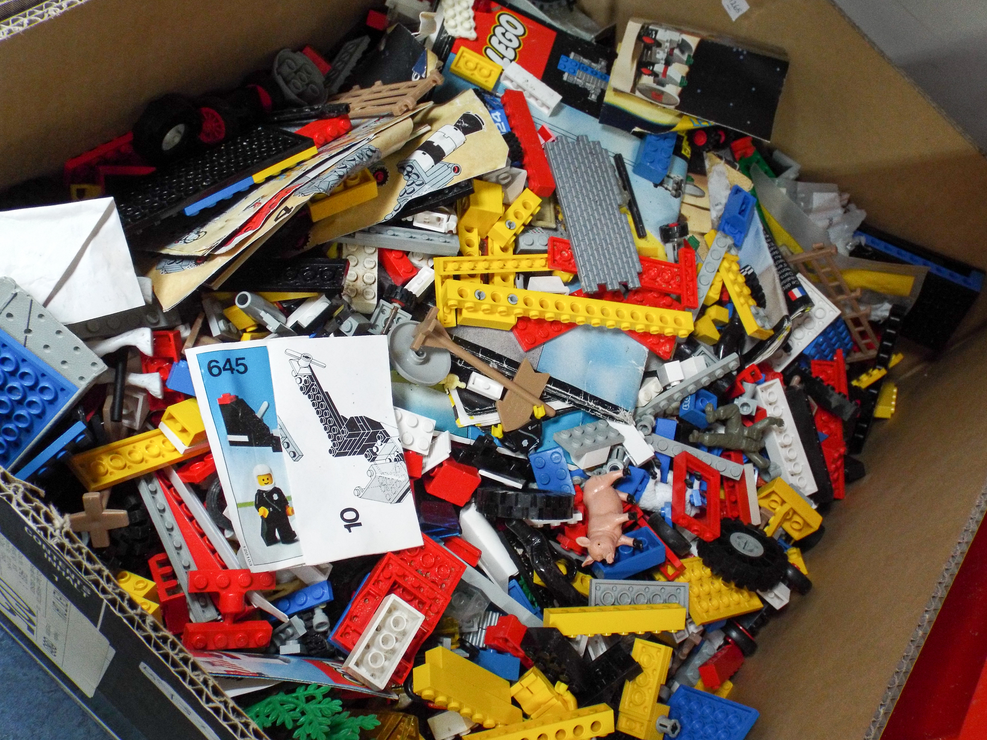 Three large boxes of assorted Lego