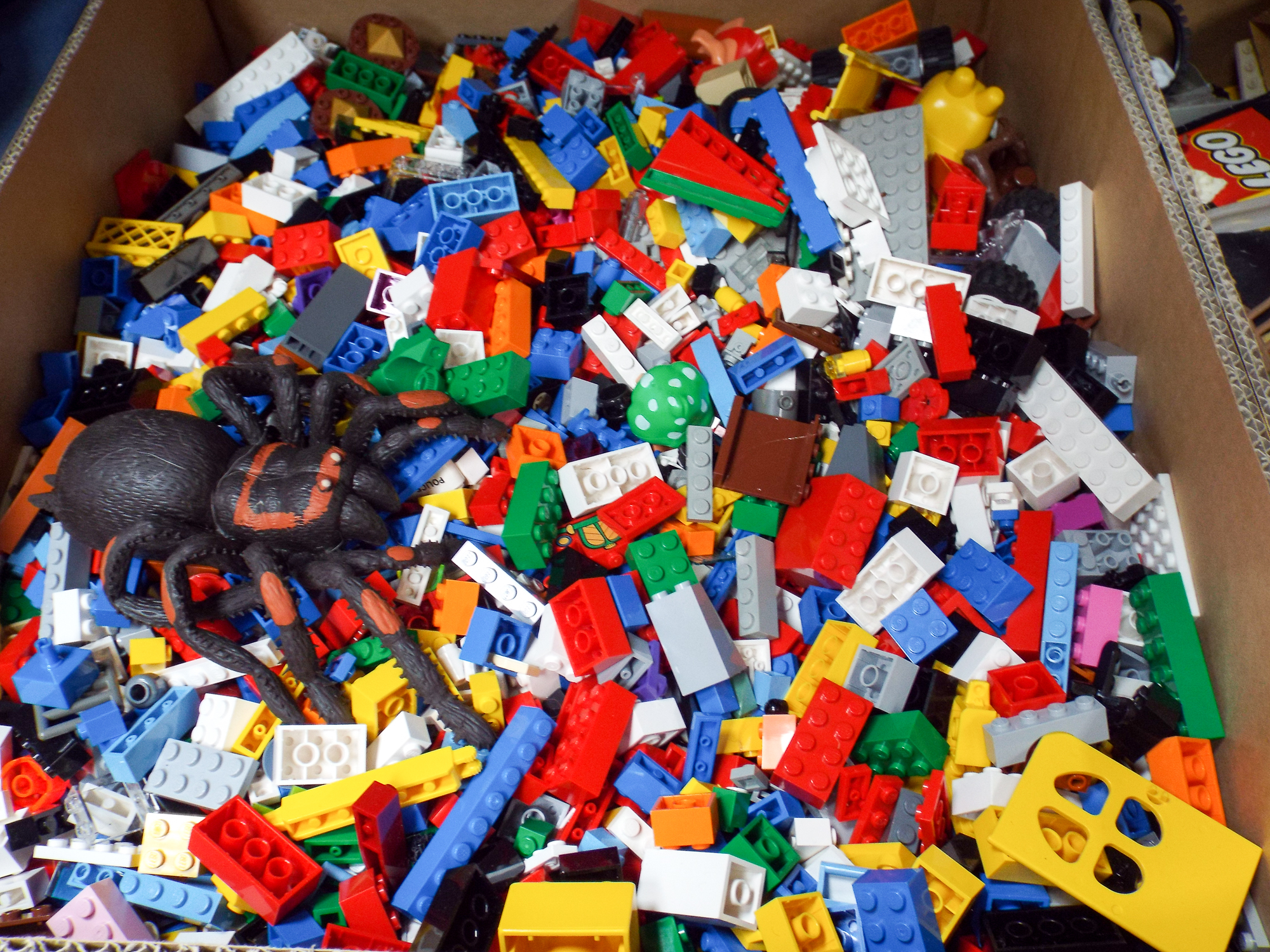 Three large boxes of assorted Lego