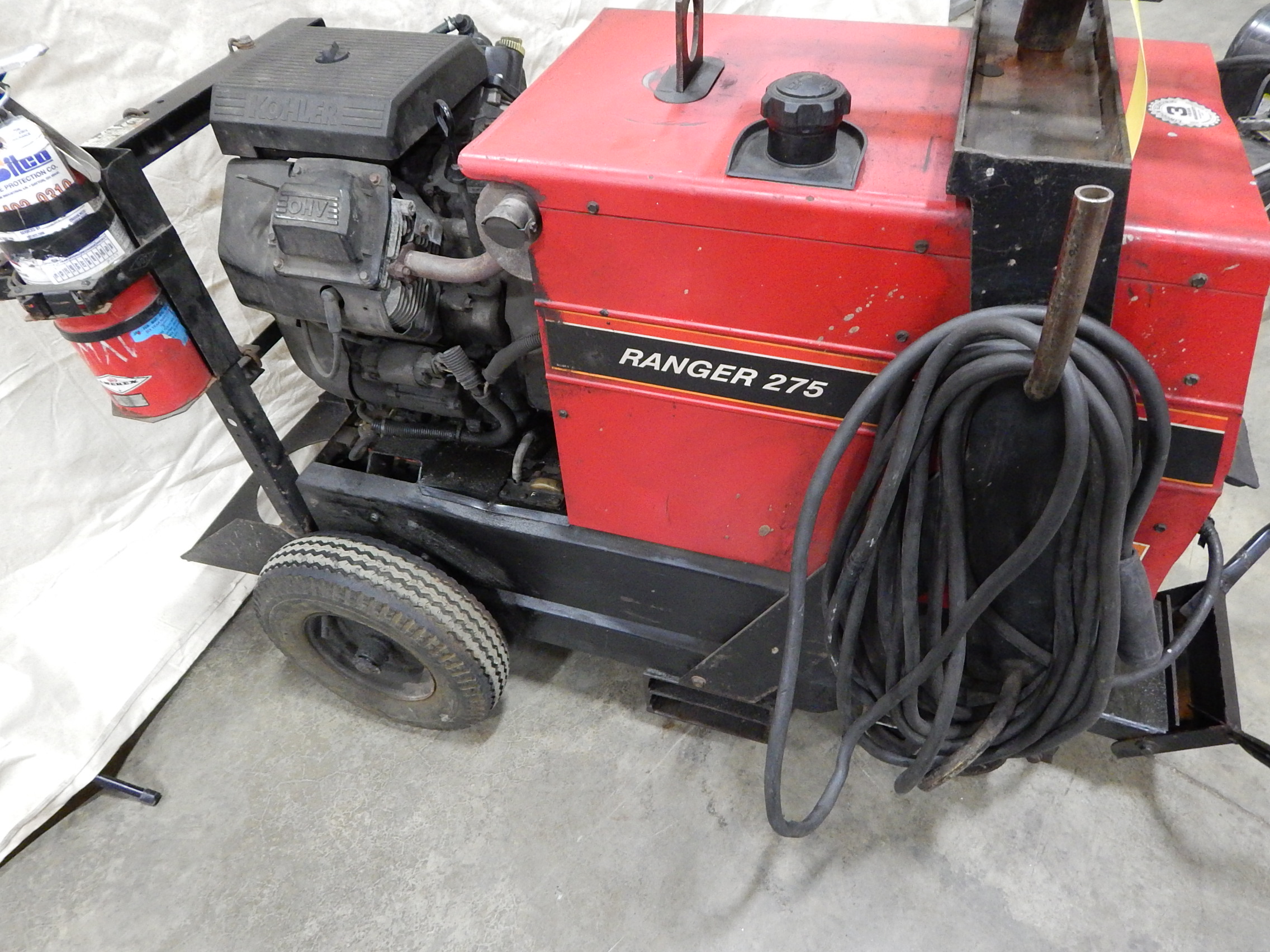 Lincoln Ranger 275 Gas-Powered Welder/Generator, SN U1980604671, 1,461 hrs.