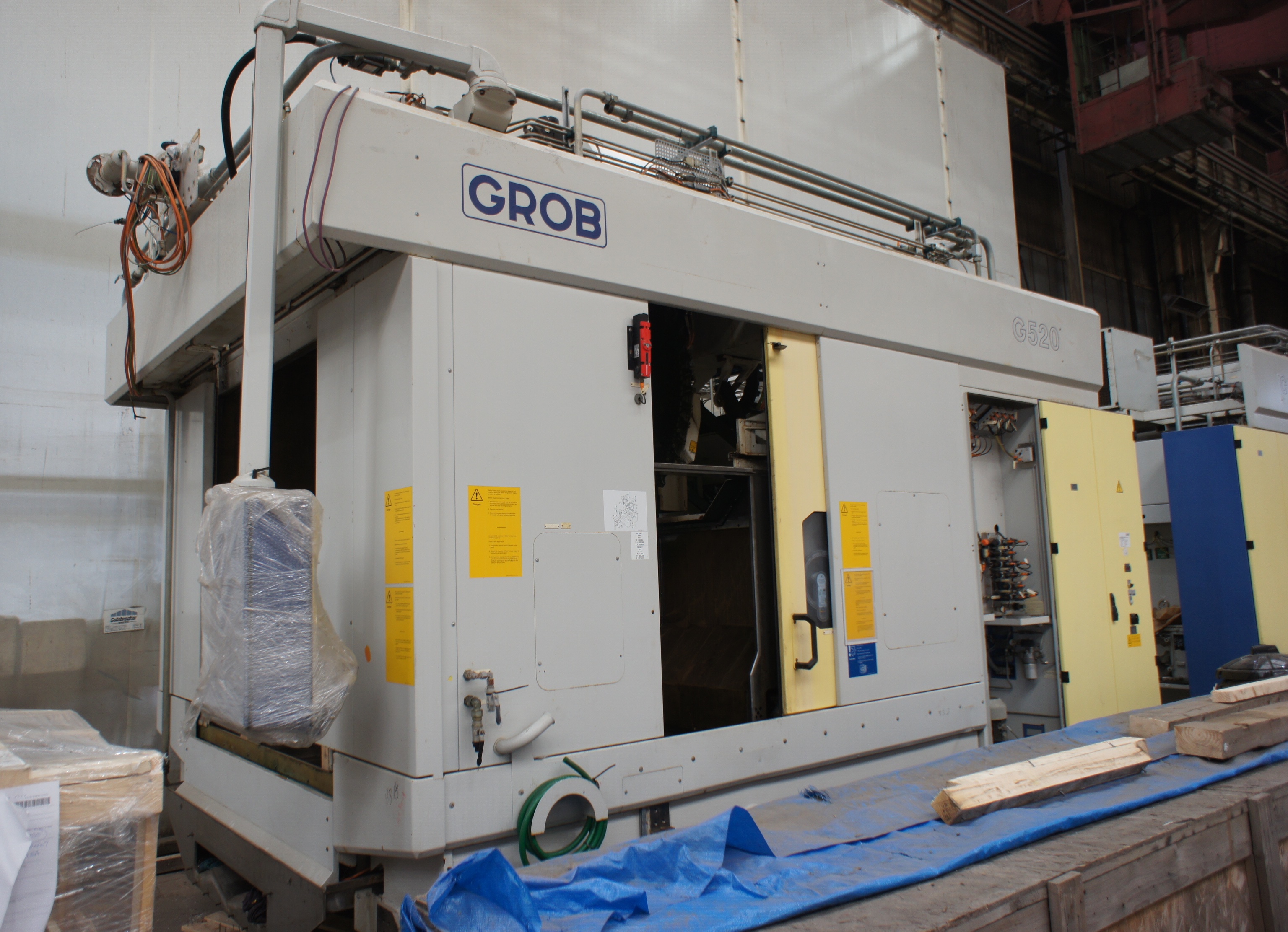 GROB G520 4 Axis CNC Twin Spindle Horizontal Machining Centre, 2 ...