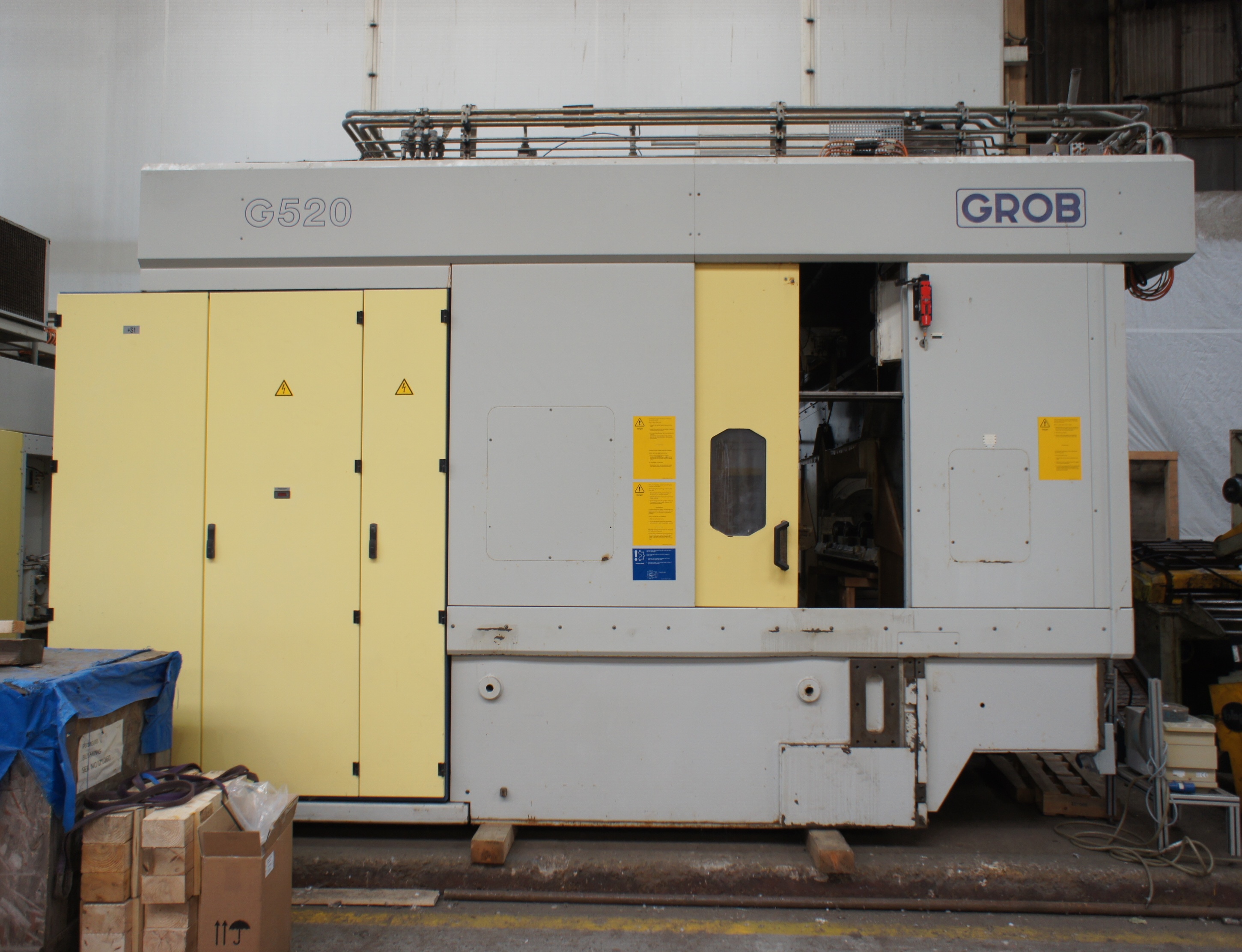 GROB G520 4 Axis CNC Twin Spindle Horizontal Machining Centre, 2 ...