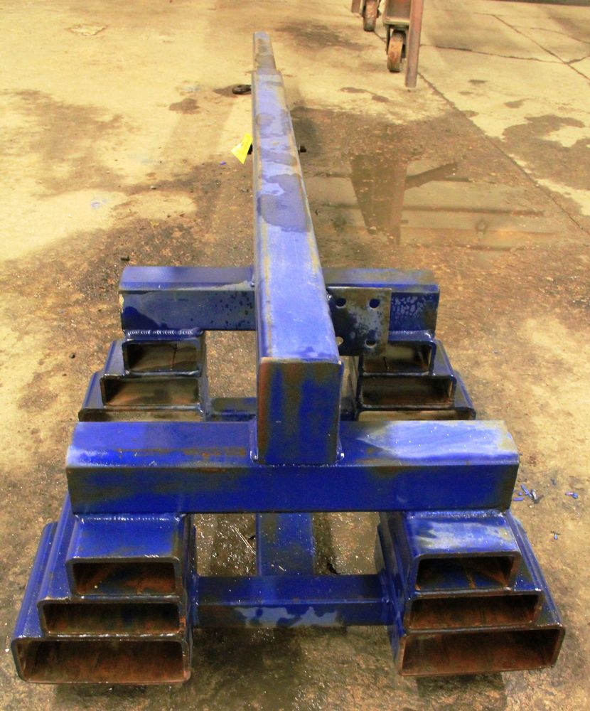 CUSTOM BUILT FORKLIFT BOOM EXTENSION, ADJUSTABLE UP TO 14' LONG
