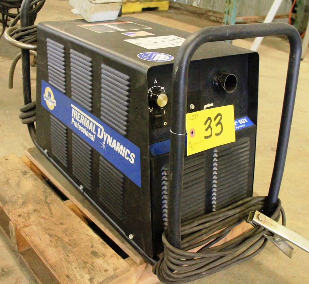2008 THERMAL DYNAMICS CUTMASTER 101 AIR PLASMA CUTTING SYSTEM C/W CART ...